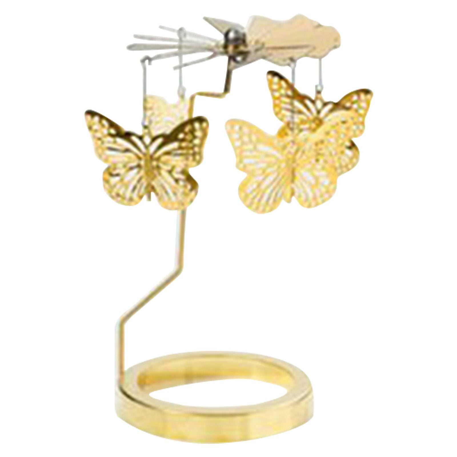 Dengmore Rotary Candle Holder Metal Spinning Windmill Candlestick ...
