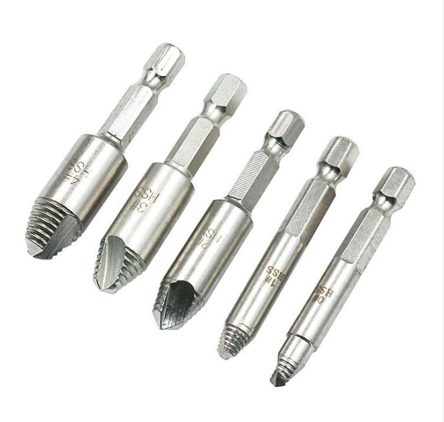 Dengmore Screw Extractor High Speed Steel Broken Wire Extractor for ...