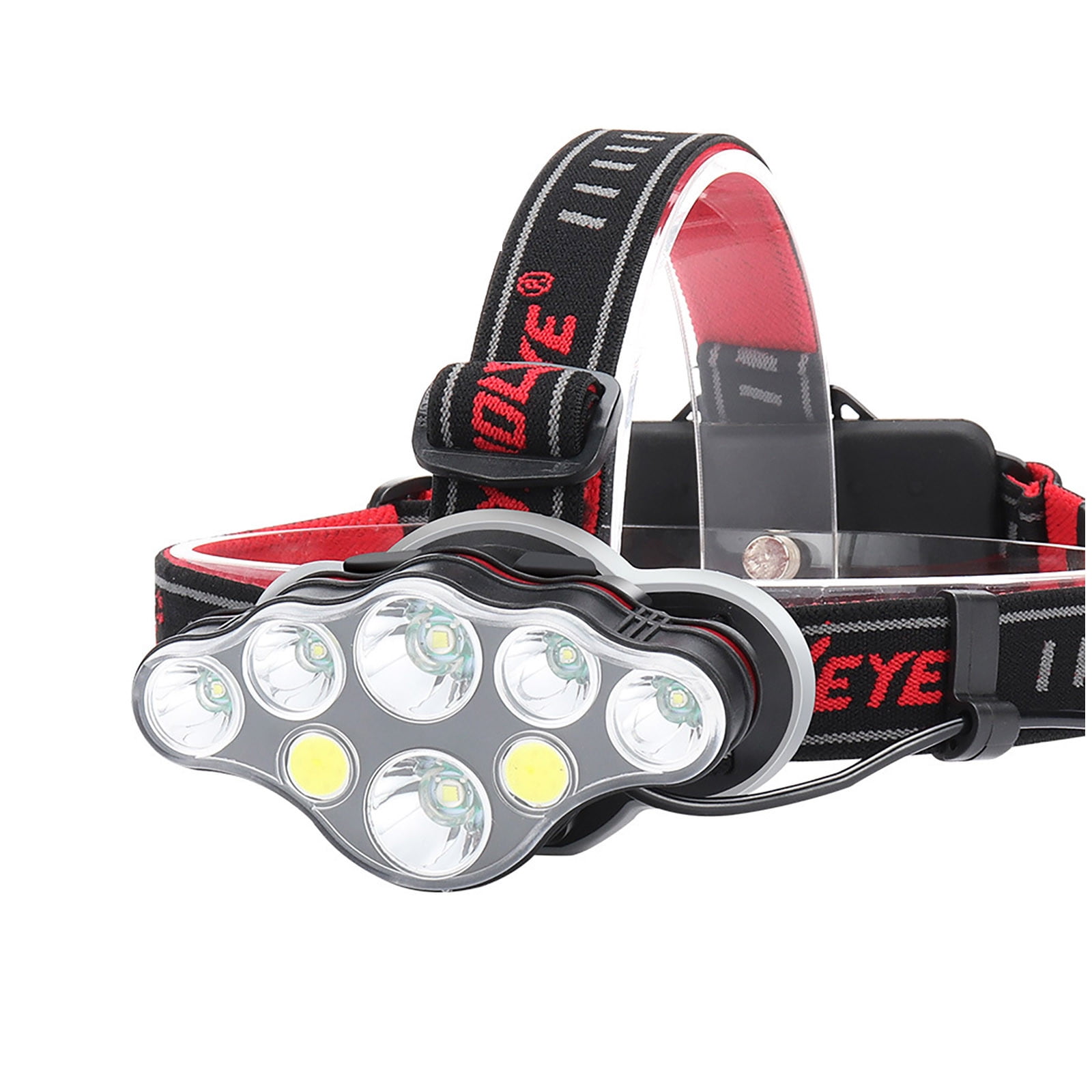 Dengmore Skywolfeye USB Rechargeable 8 LED Headlight Flashlight Work ...