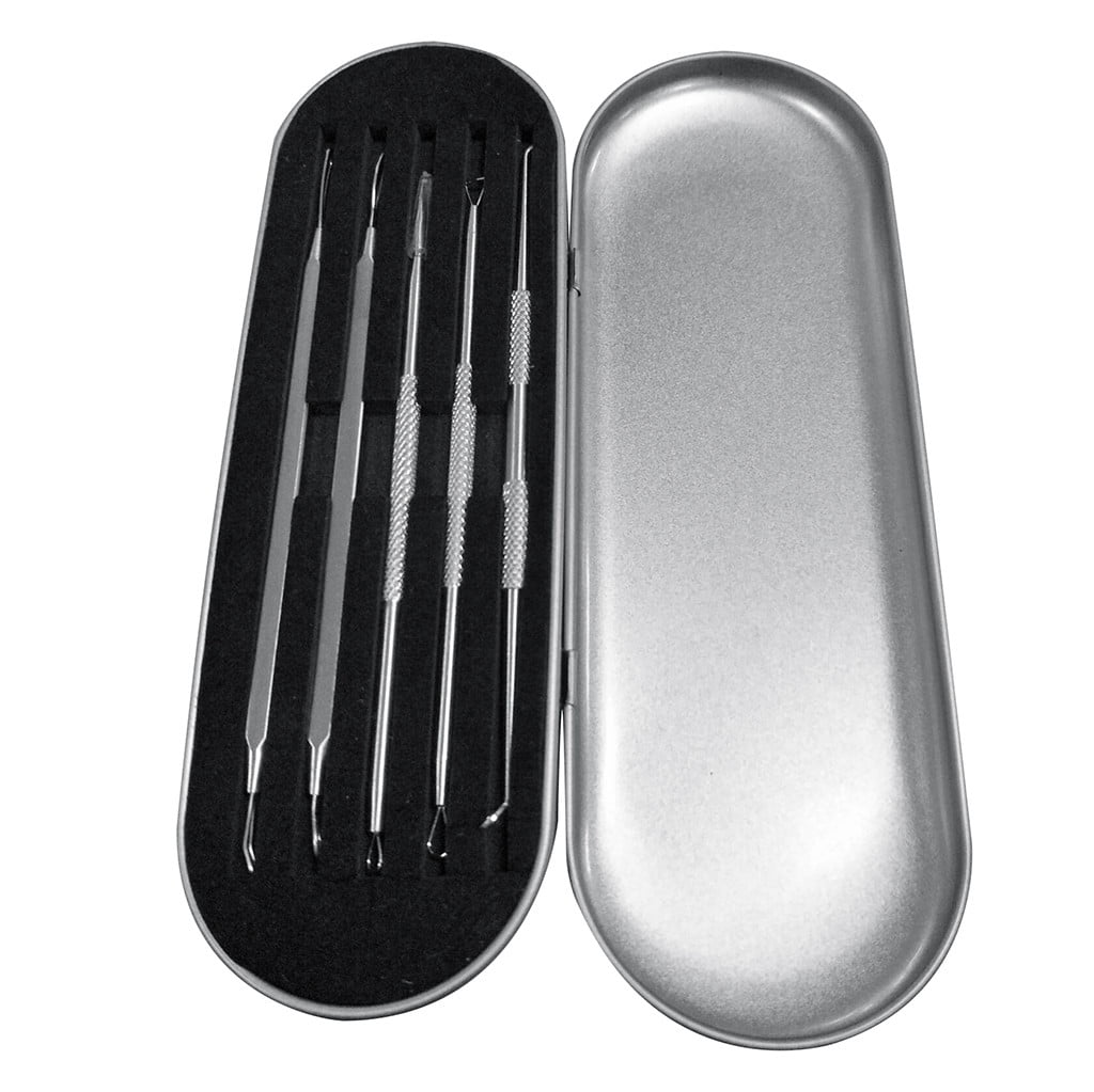 Dengmore Stainless Blackhead Facial Acne Pimple Remover Ear Extractor ...