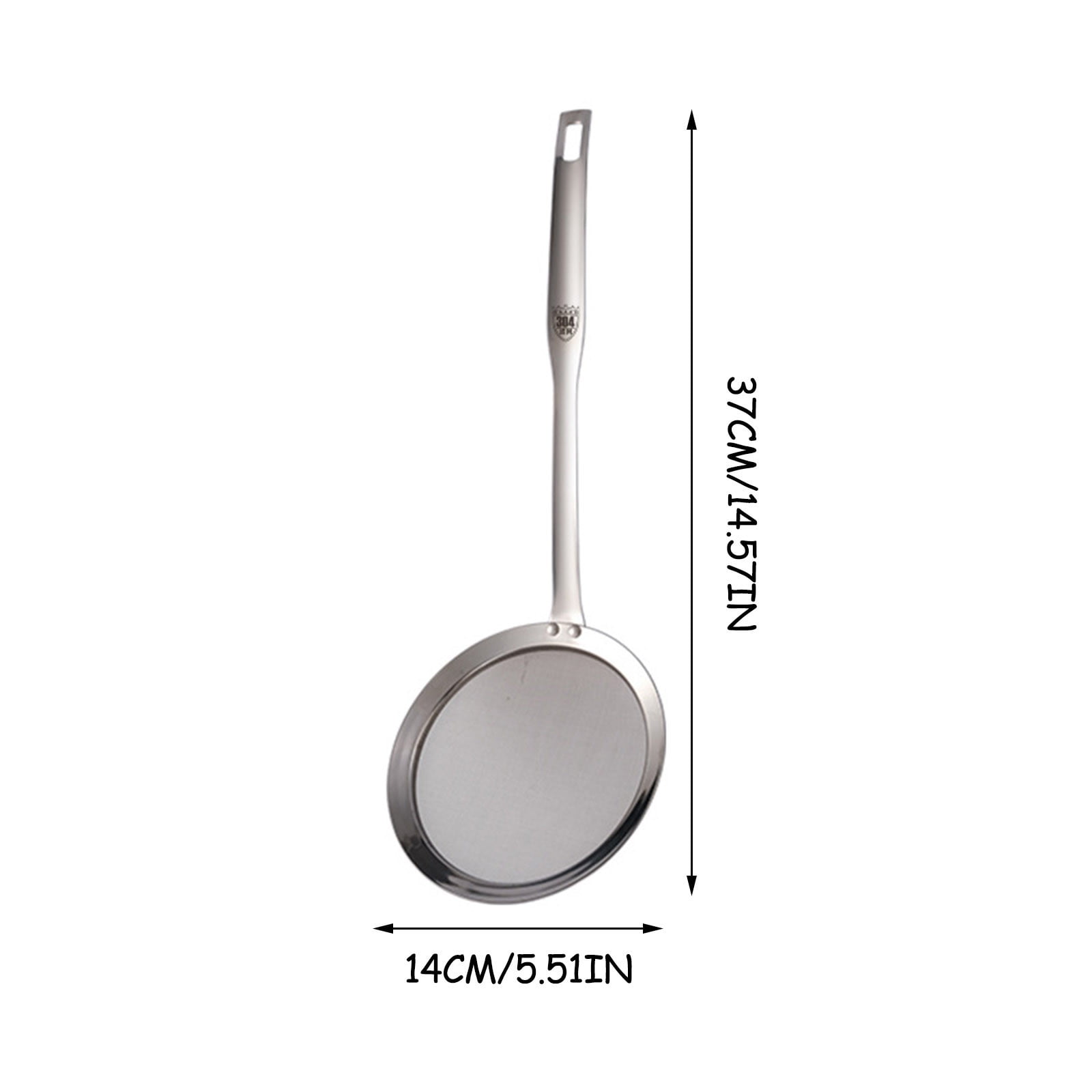 Dengmore Stainless Steel Skimmer Spoon Cooking Oil Sieve Colander Scoop ...