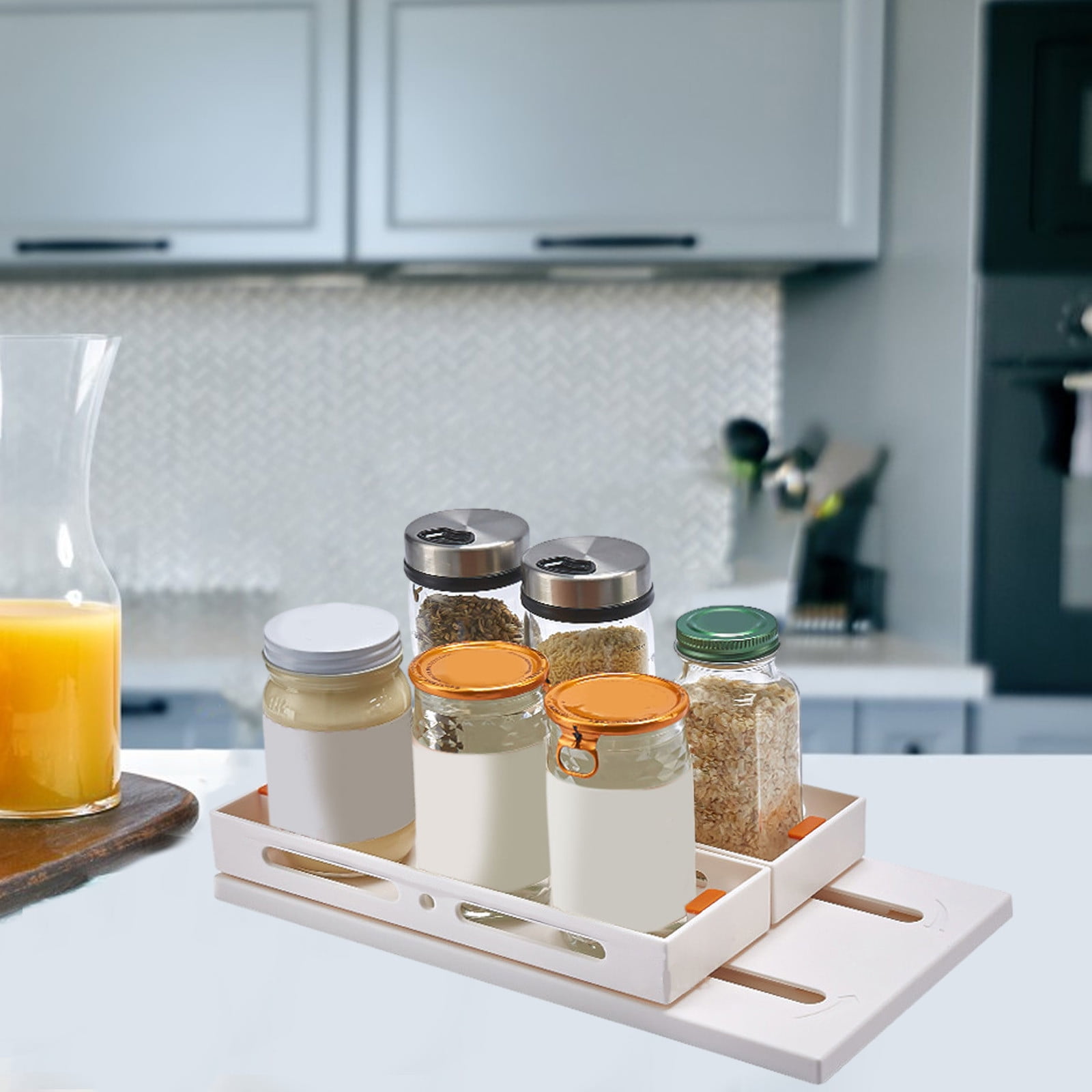 Dengmore Storage Rack Rotating Sink Organizer Large Capacity Storage ...