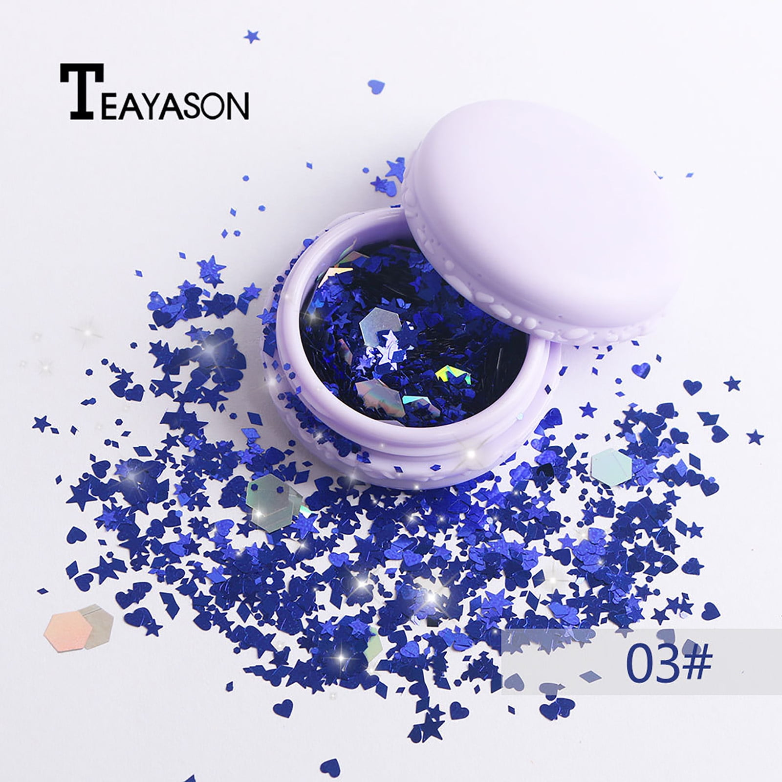 Dengmore Style Sequins Beauty Music Festival, Party Makeup, Sequins Eye ...