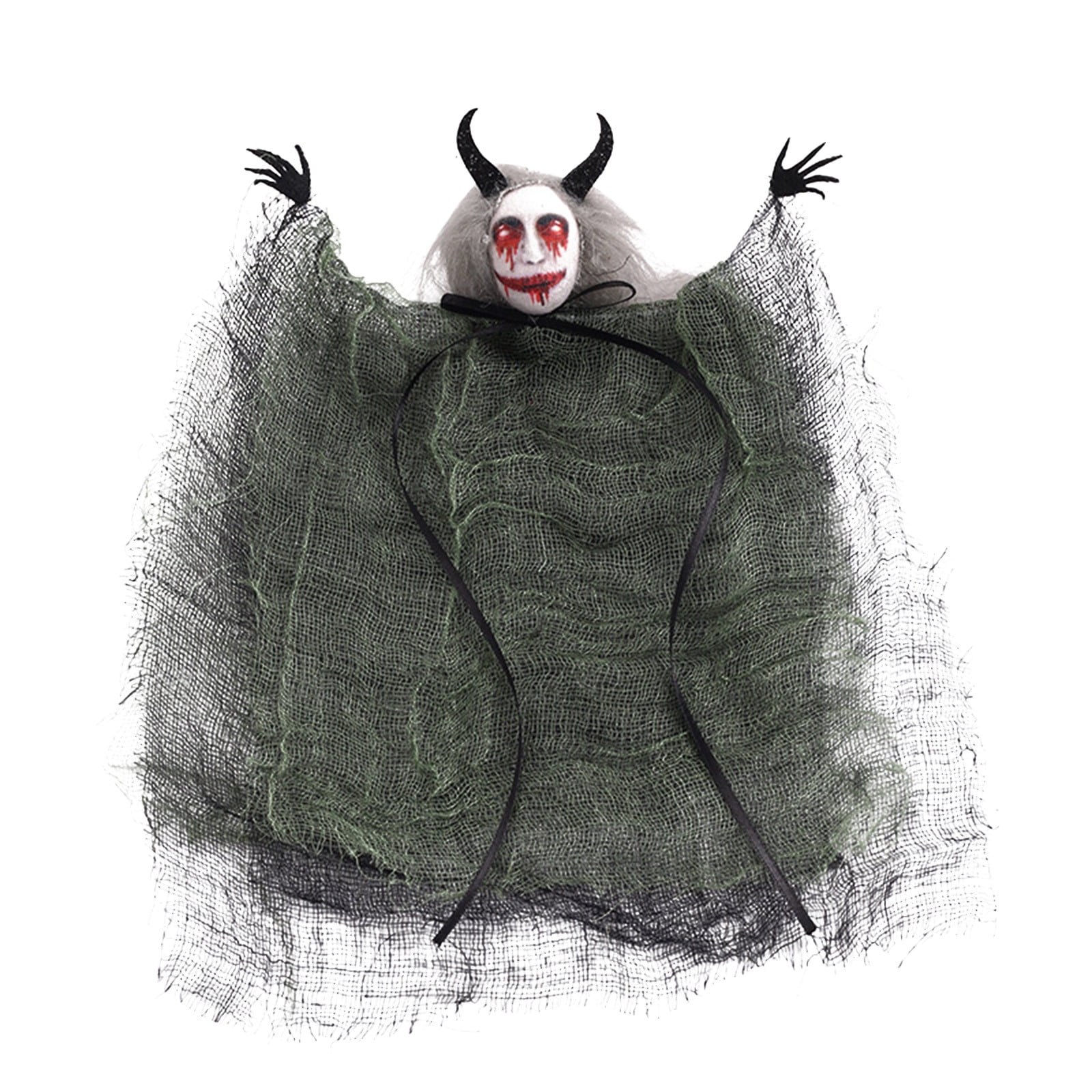 Dengmore Terrifying Halloween Ghost Doll Figurine Fierce Ghost Pendant ...