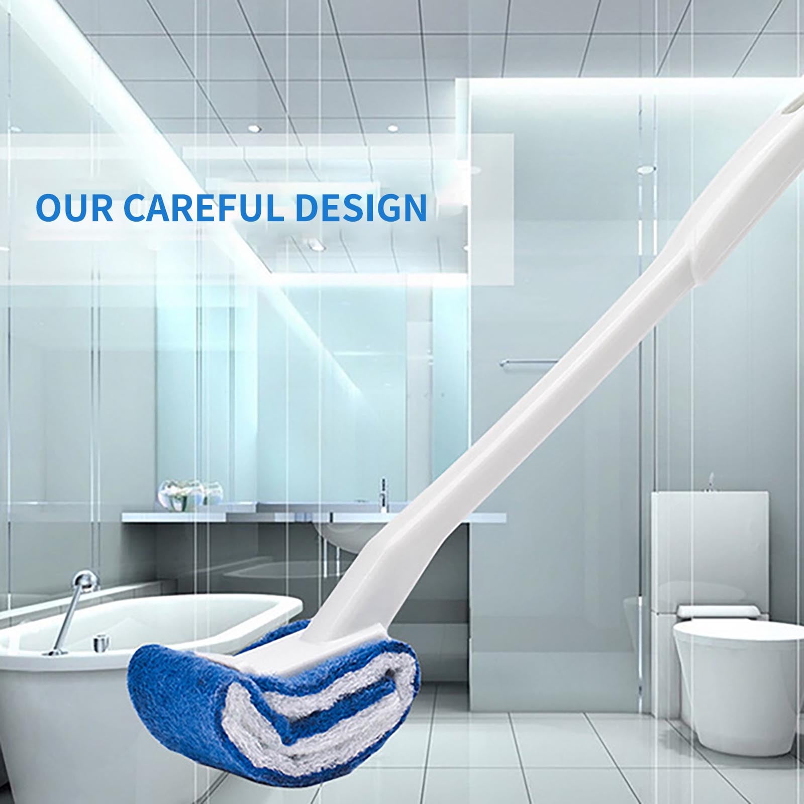 Dengmore Toilet Bowl Brush Non Scratch for Surfaces New Washless Toilet ...