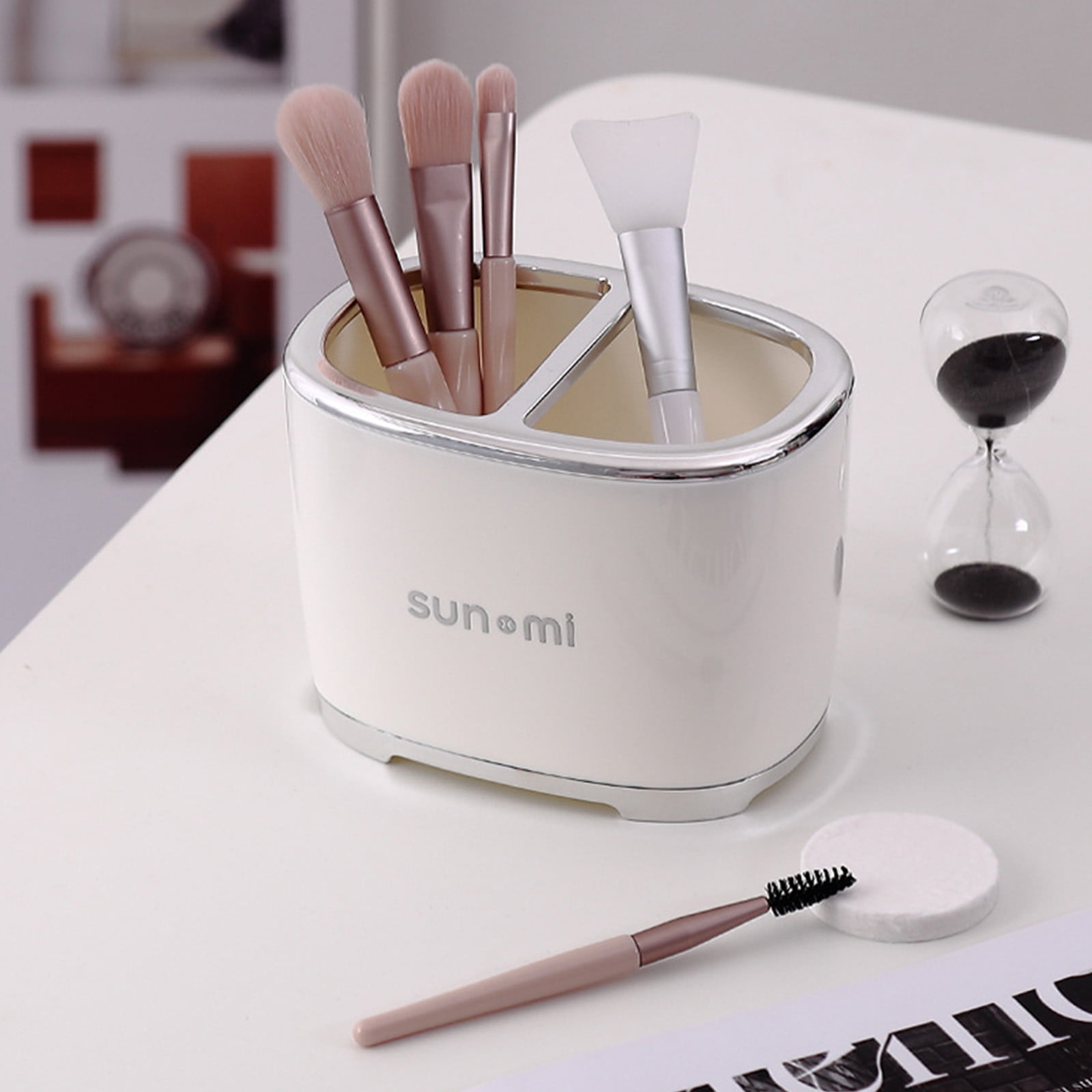 Dengmore Toothbrush Holder Bathroom Toothbrush Organizer Toothpaste ...