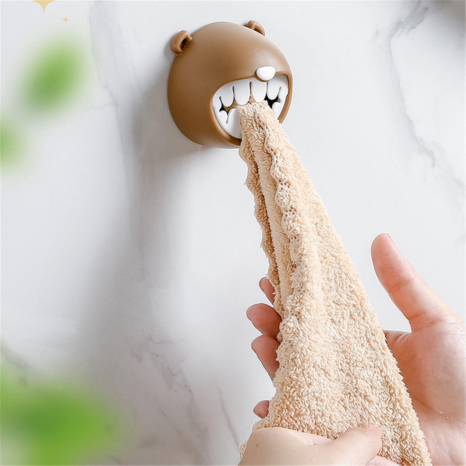 Dengmore Towel Plug Storage Rack Wall Mounted Towel Rack Hand Towel ...