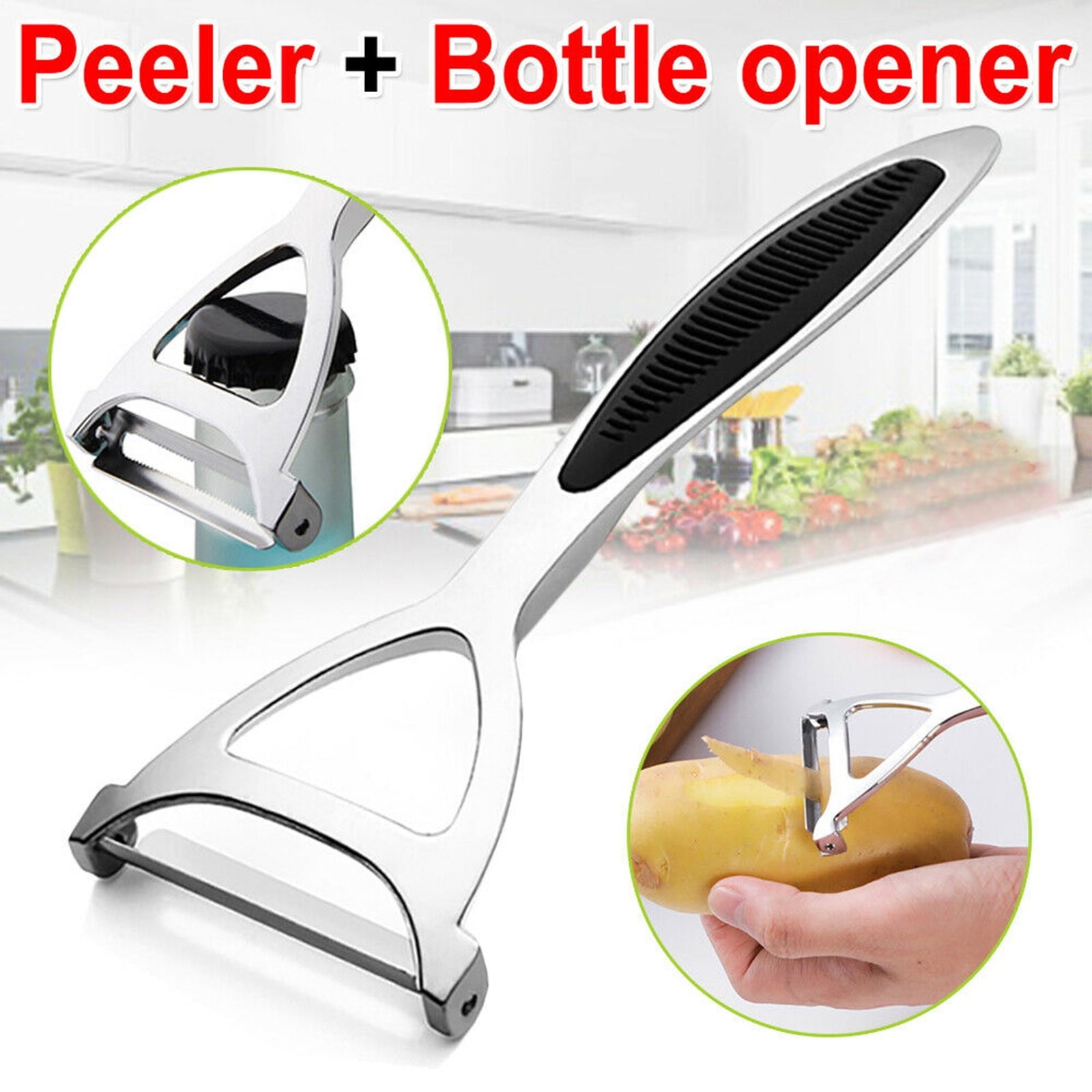 Dengmore Two In One Kitchen Potato Shaving Fruit Vegetable Shaving Beer ...