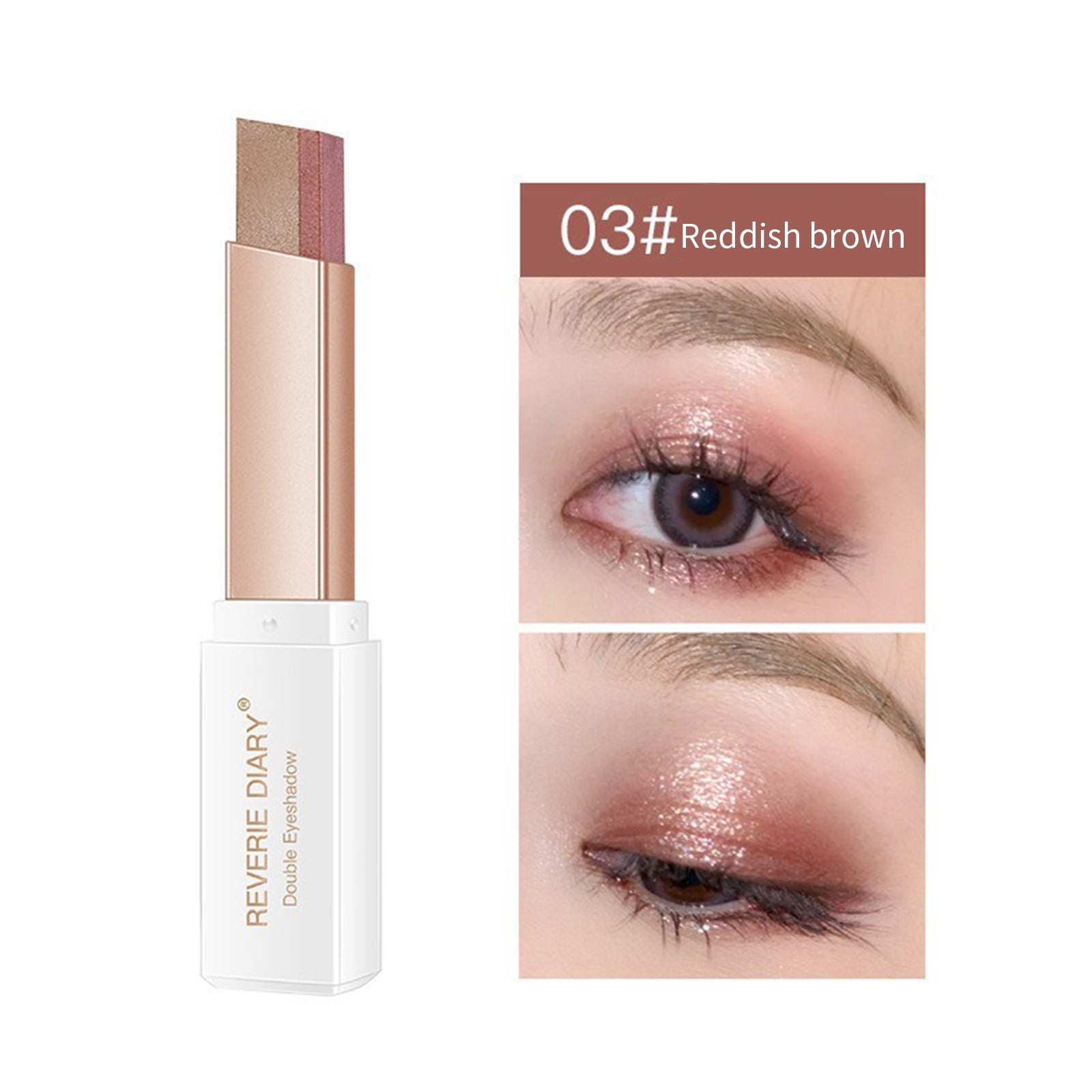 Dengmore Two-color Eyeshadow Stick Is And Not Easy To Take Off Eye ...