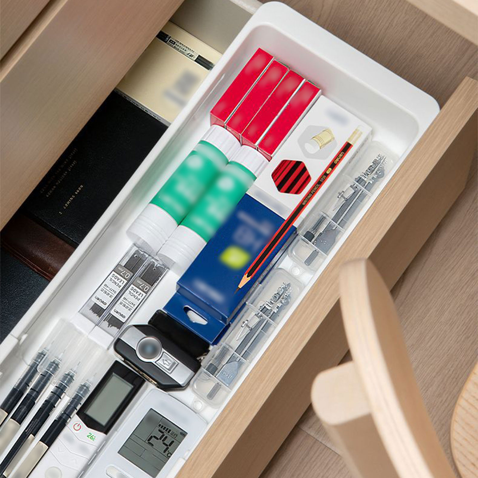 FFENYAN Unique Design Storage Rack Retractable Drawer Storage Box ...