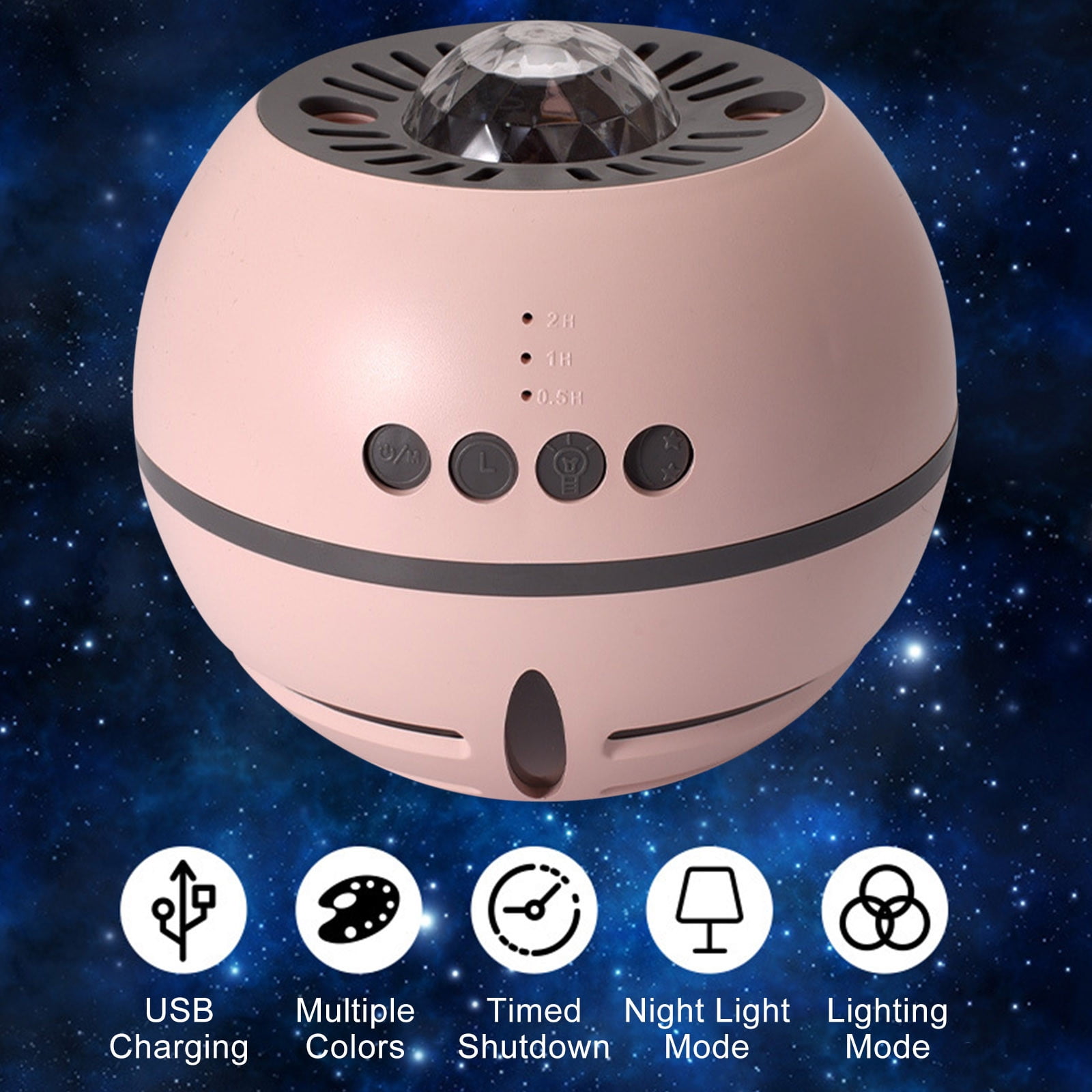 Dengmore Warm Small Night Light Unique Design Nebula Starlight USB ...