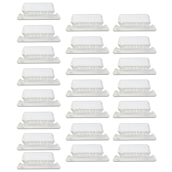 Denhf 25Pcs File Folder Tabs, Clear File Tabs for Hanging Folders ...