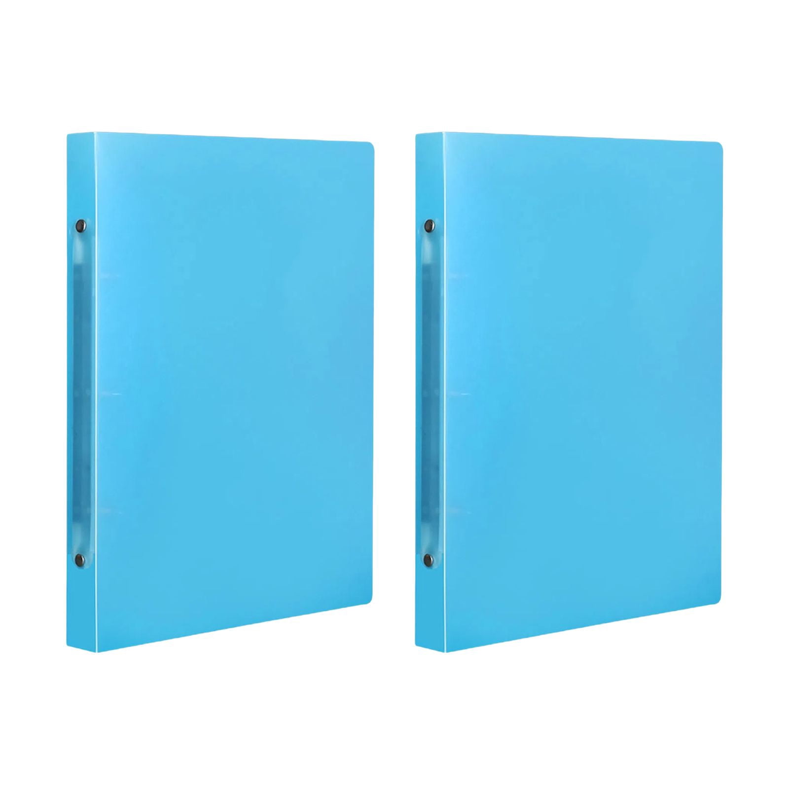 Denhf 2Pcs 3 Ring Binder, 1 Inch Binders 3 Ring, Flexible Binder for ...