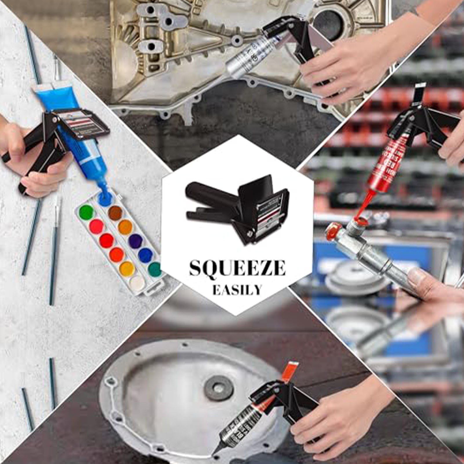 Denhf Tube Grip, Tube Extrusion Tool Tube Squeeze Dispensing Tool ...