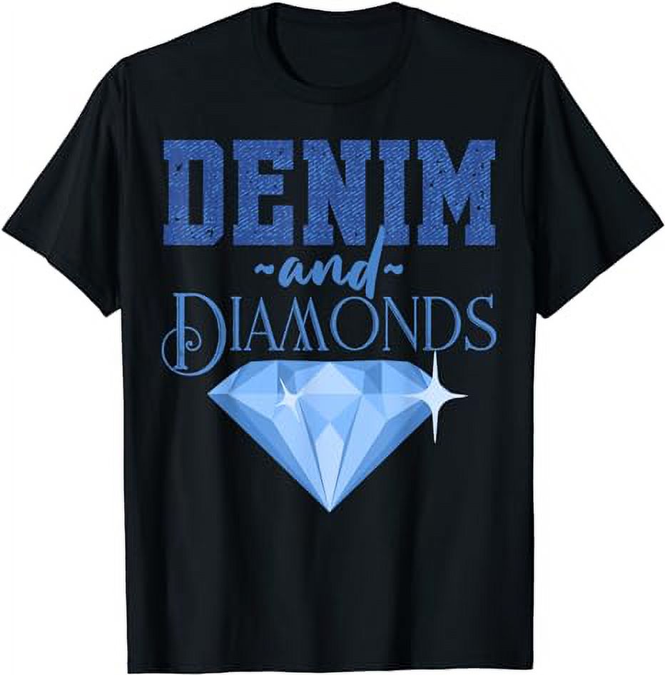 Denim And Diamonds Fashionable Trendy Jeans T-Shirt - Walmart.com