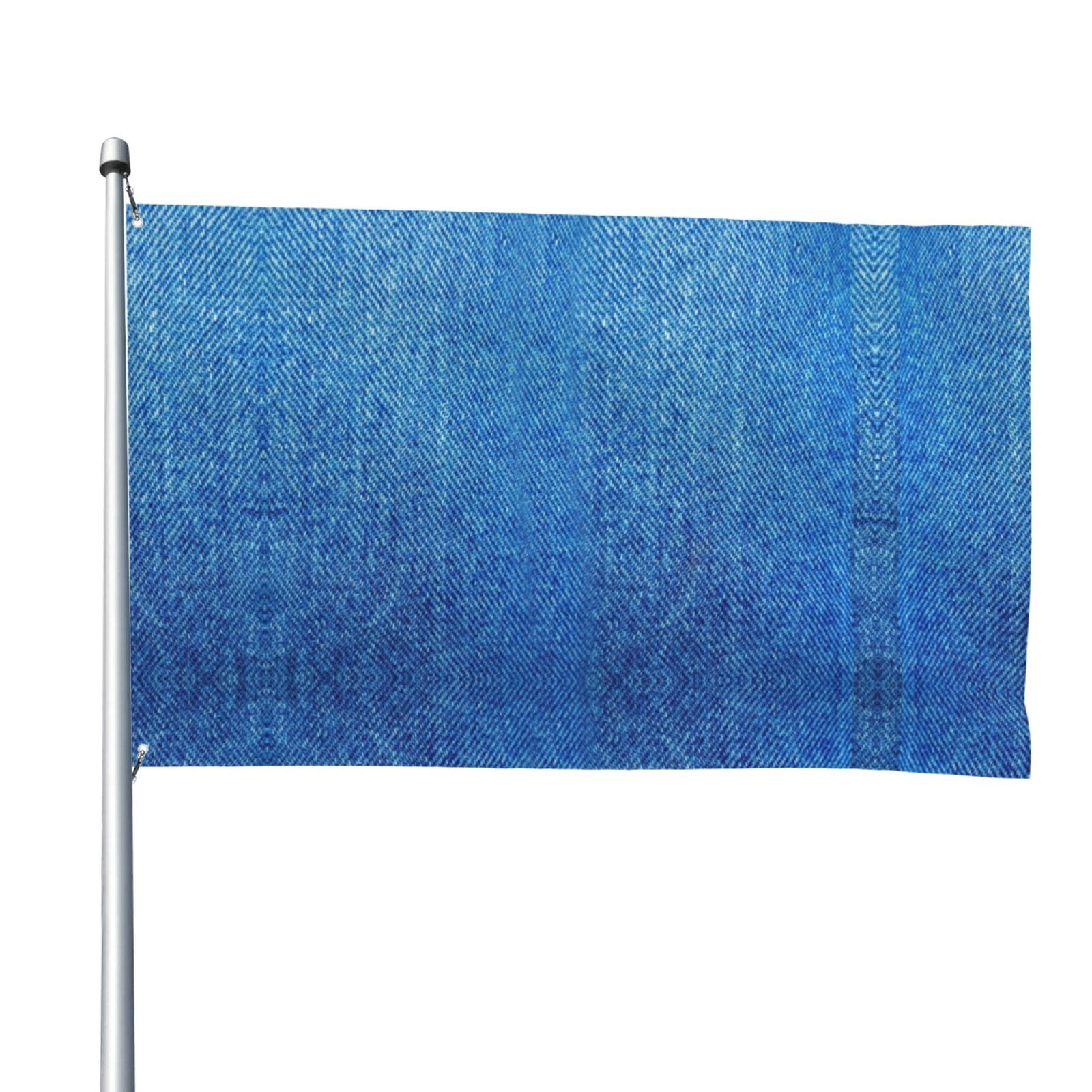Denim Blue Flag 4x6 Ft Big Flag For Outdoor Indoor Office Workplace ...
