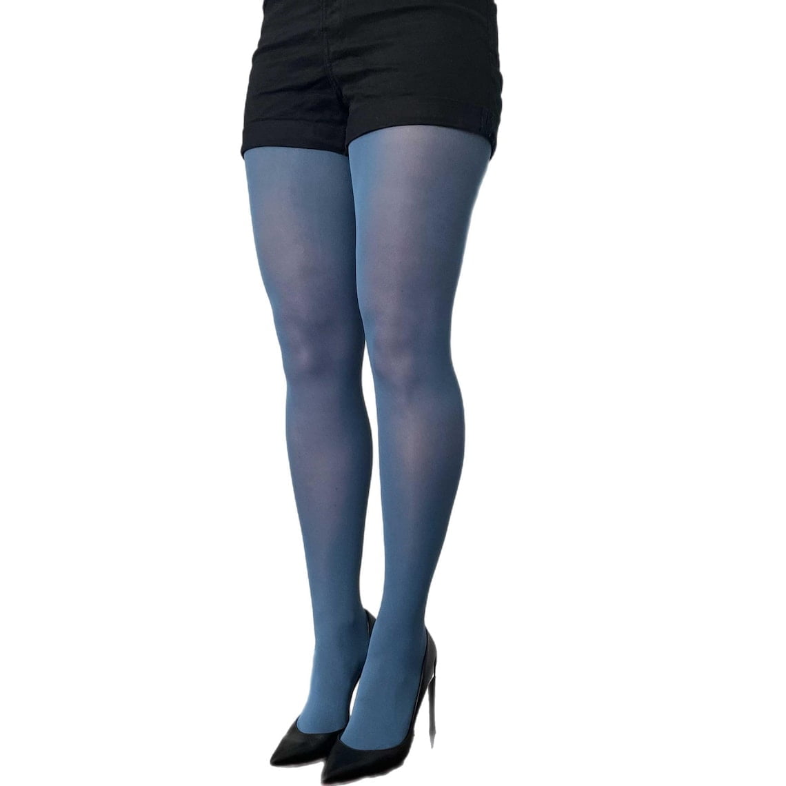 Denim Blue Tights for Women Malka Chic - Walmart.com
