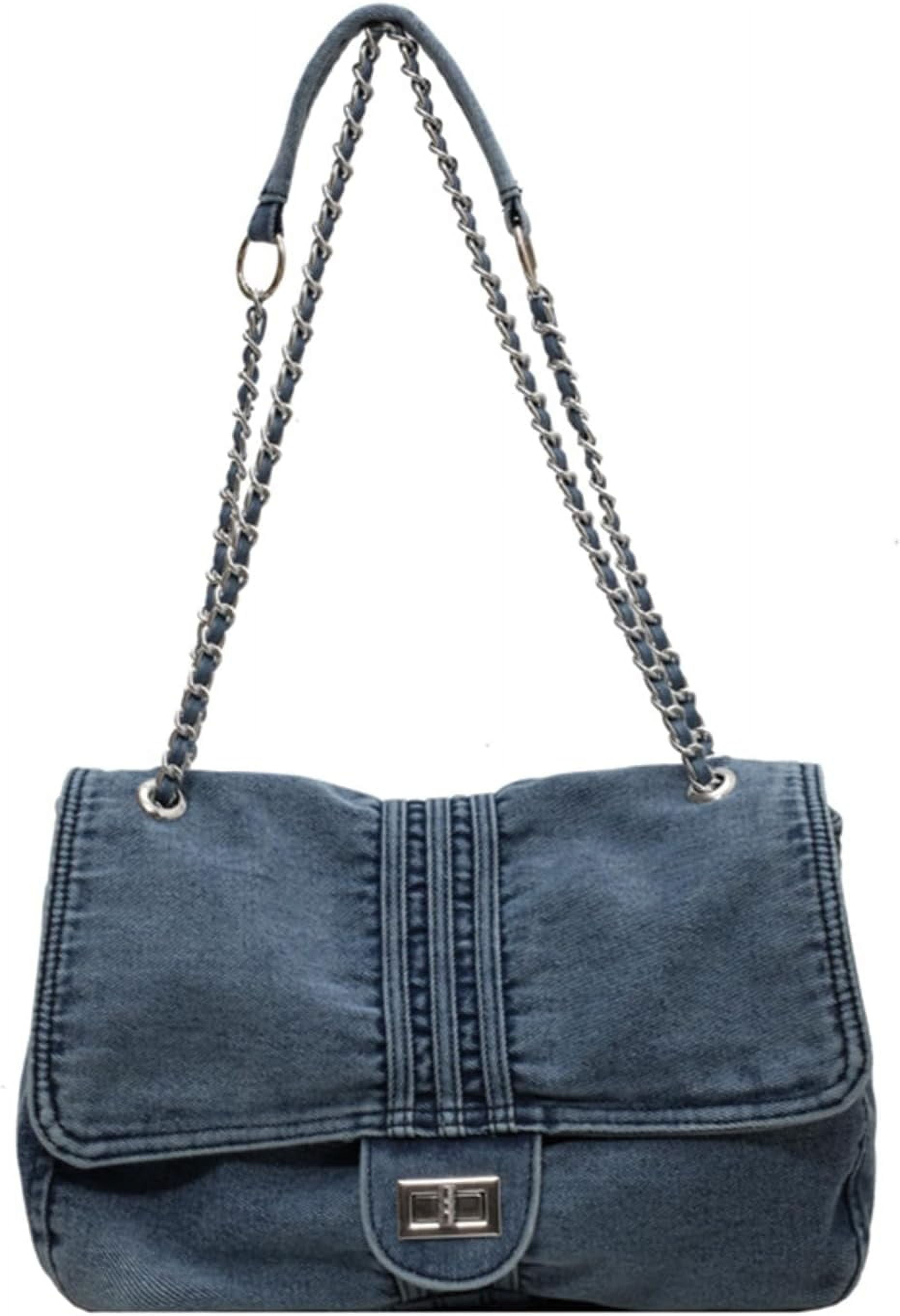 Denim Crossbody Bag, Jean Purses for Women Denim Clutch Purses and ...