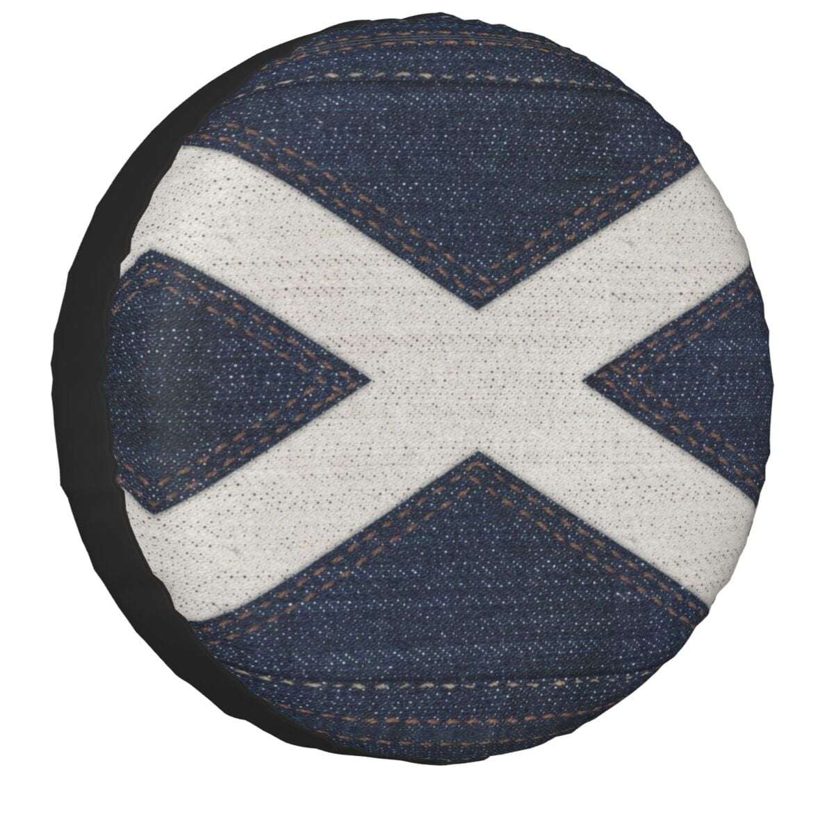 Denim Daisy Pattern Spare Tire Cover Jeans Flower Texture Car Wheel ...