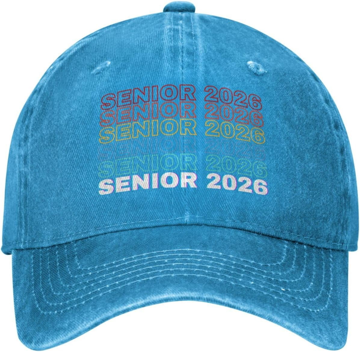 Denim Grad Cap – Senior 2026 Hat for Class Party and Graduation Gift ...