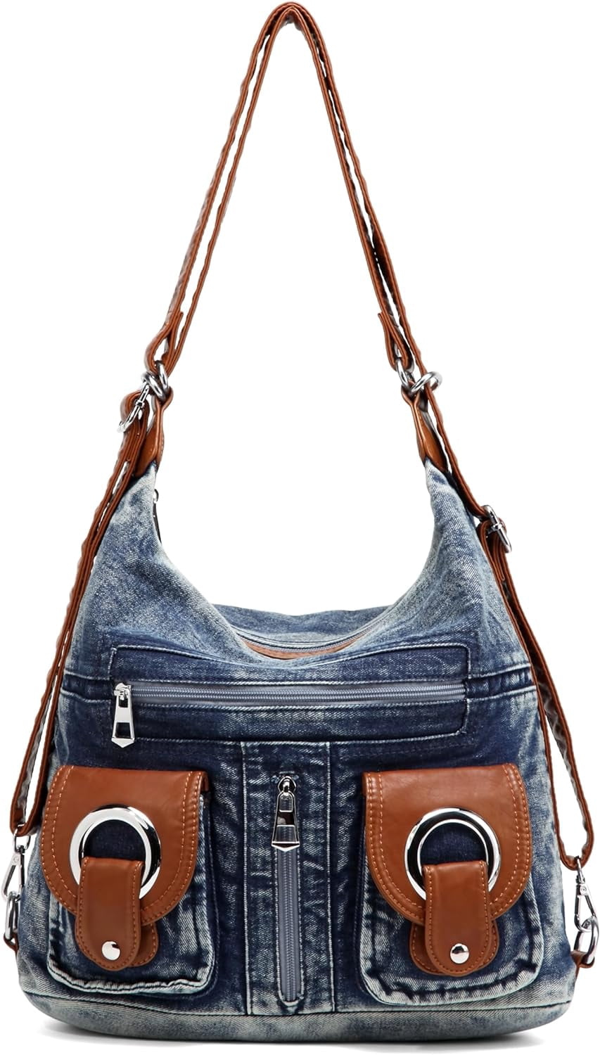 Denim Handbags for Women Jean Purse with Multipurpose Design Y2K Trendy ...