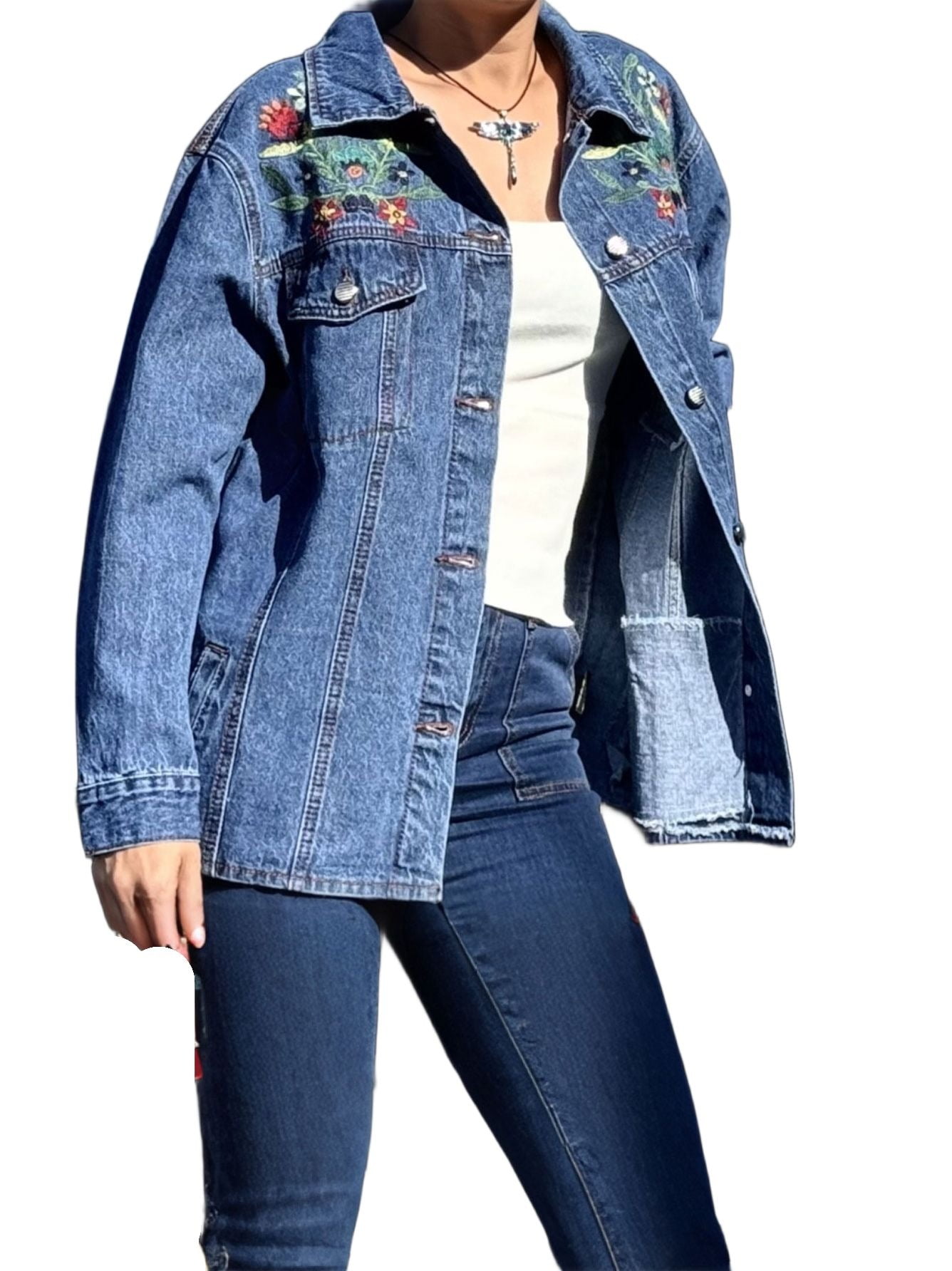 Denim Jacket, Denim Jacket For Women, Denim Jacket With Buttons ...