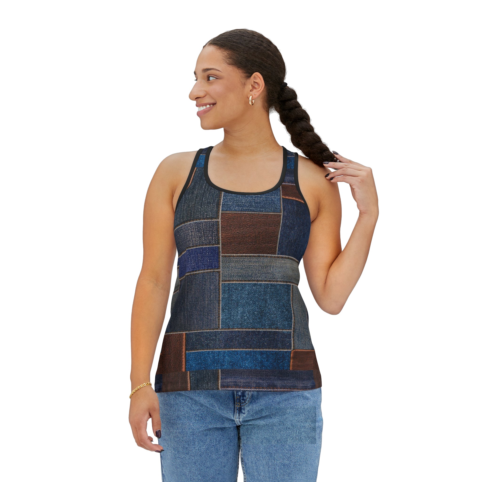 Denim Print Tank - Walmart.com