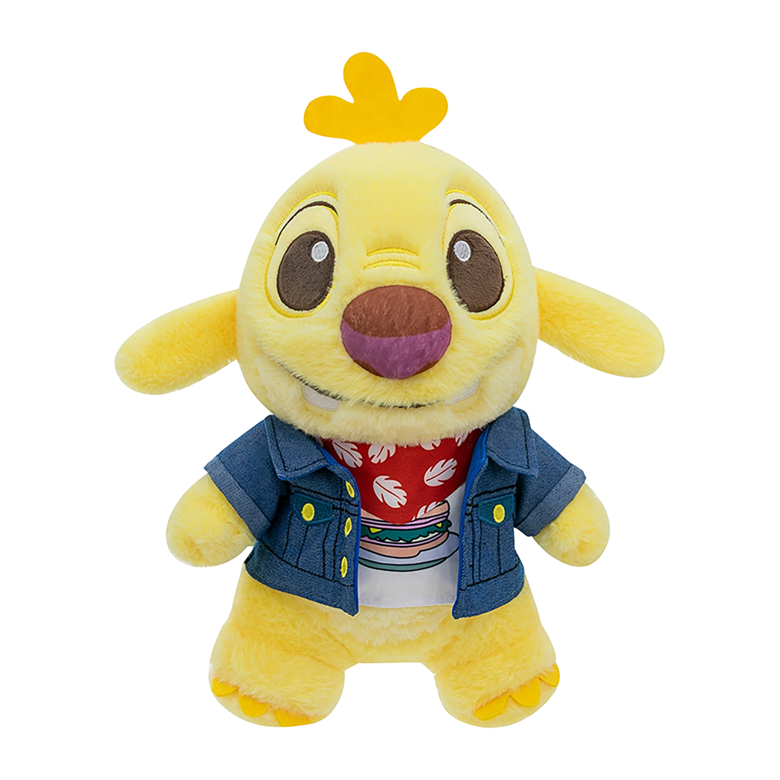 Denim Stitch Plush Toy - 12 Inch Cowboy Jacket Stuffed Animal,Cute Blue ...