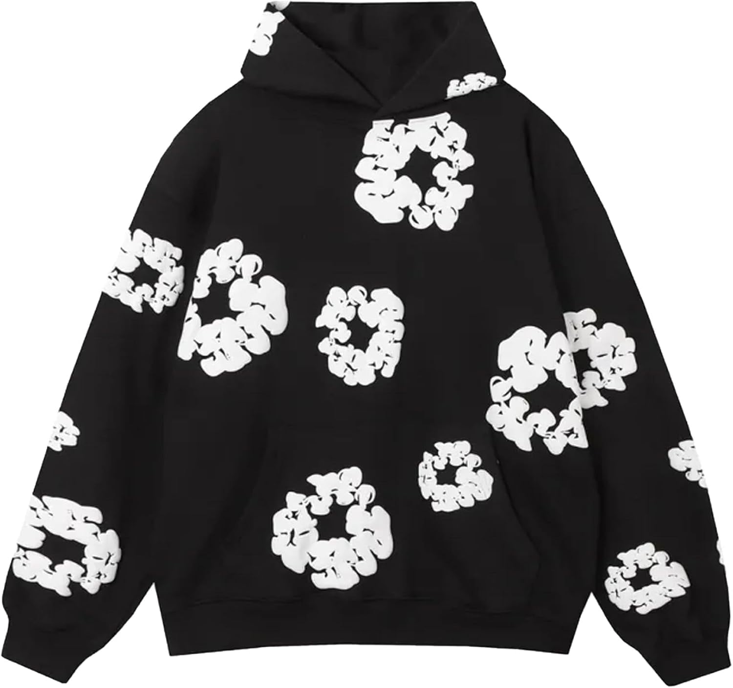 Denim Tears Hoodie Y2k Hoodie Flower Puff Letter Nepal | Ubuy