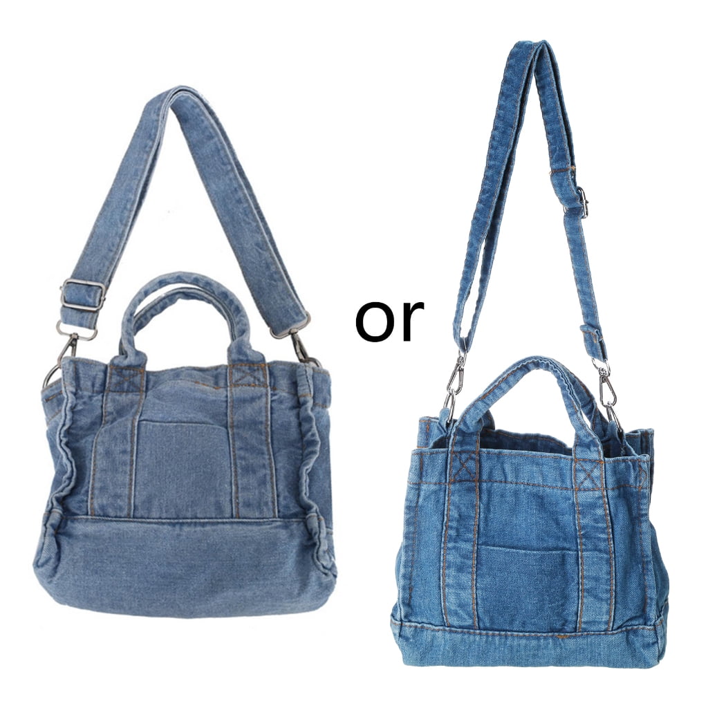 Denim Tote Bag Jeans and Handbags for Teen Girls Women Multifunction ...