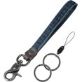 Denim Wristlet for Women Men, Cute Key Chain, Wrist Lanyards for ID ...