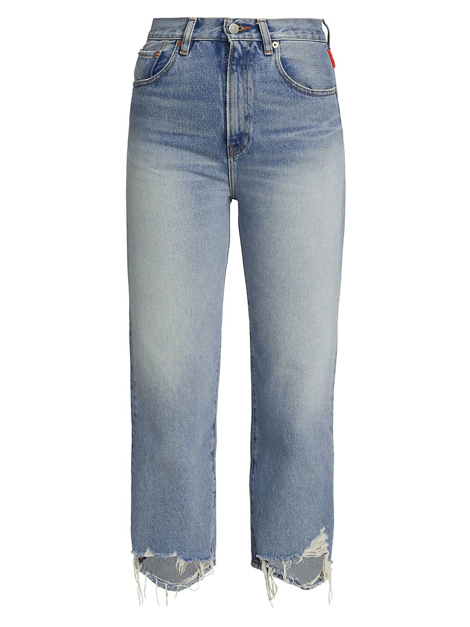 Denimist Women's Jinx Pierce High Rise Cropped Frayed Jeans Size 27 ...