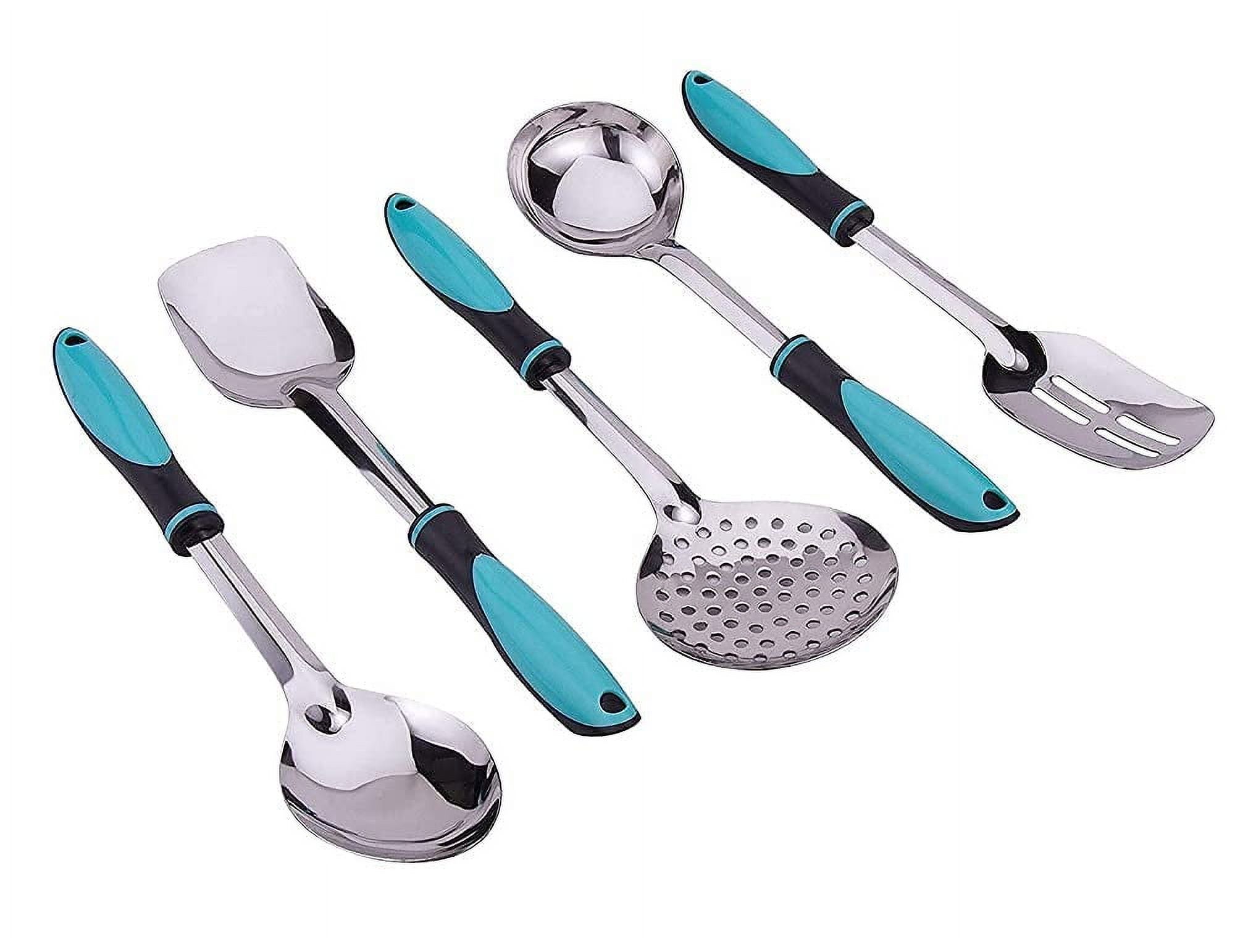 Denique Stainless Steel Cooking Utensil Set Serving Spoons with ...