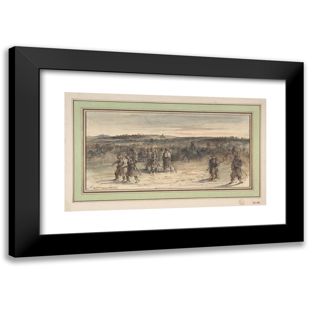 Denis Auguste Marie Raffet 18x12 Black Modern Framed Museum Art Print ...