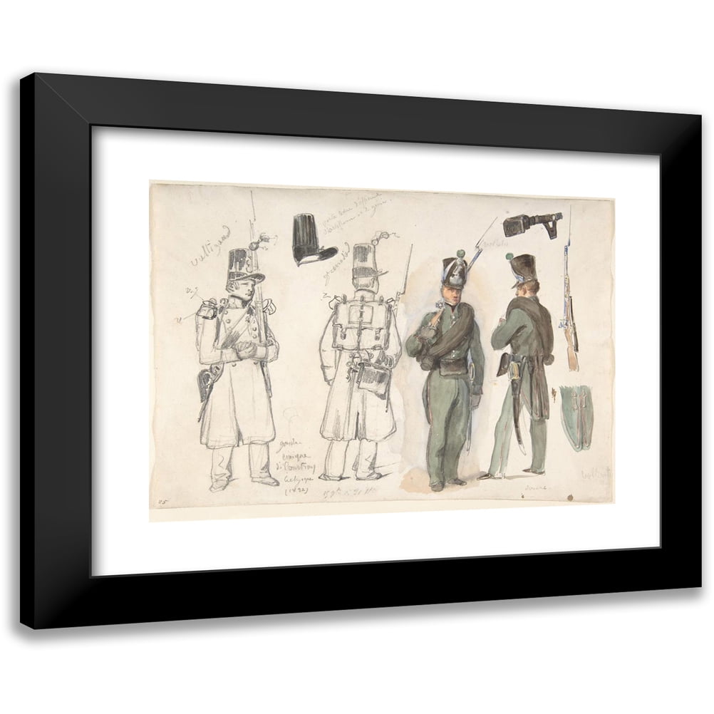 Denis Auguste Marie Raffet 18x14 Black Modern Framed Museum Art Print ...