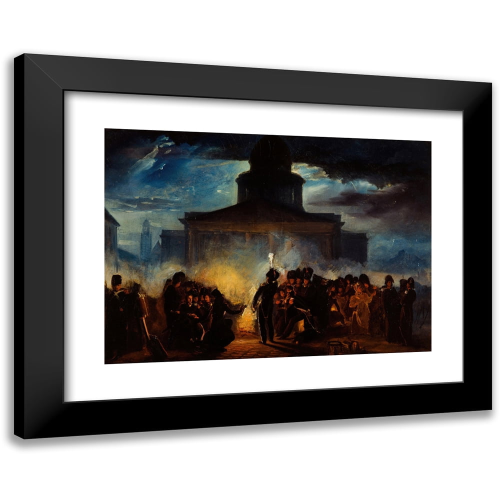 Denis Auguste Marie Raffet 24x18 Black Modern Framed Museum Art Print ...