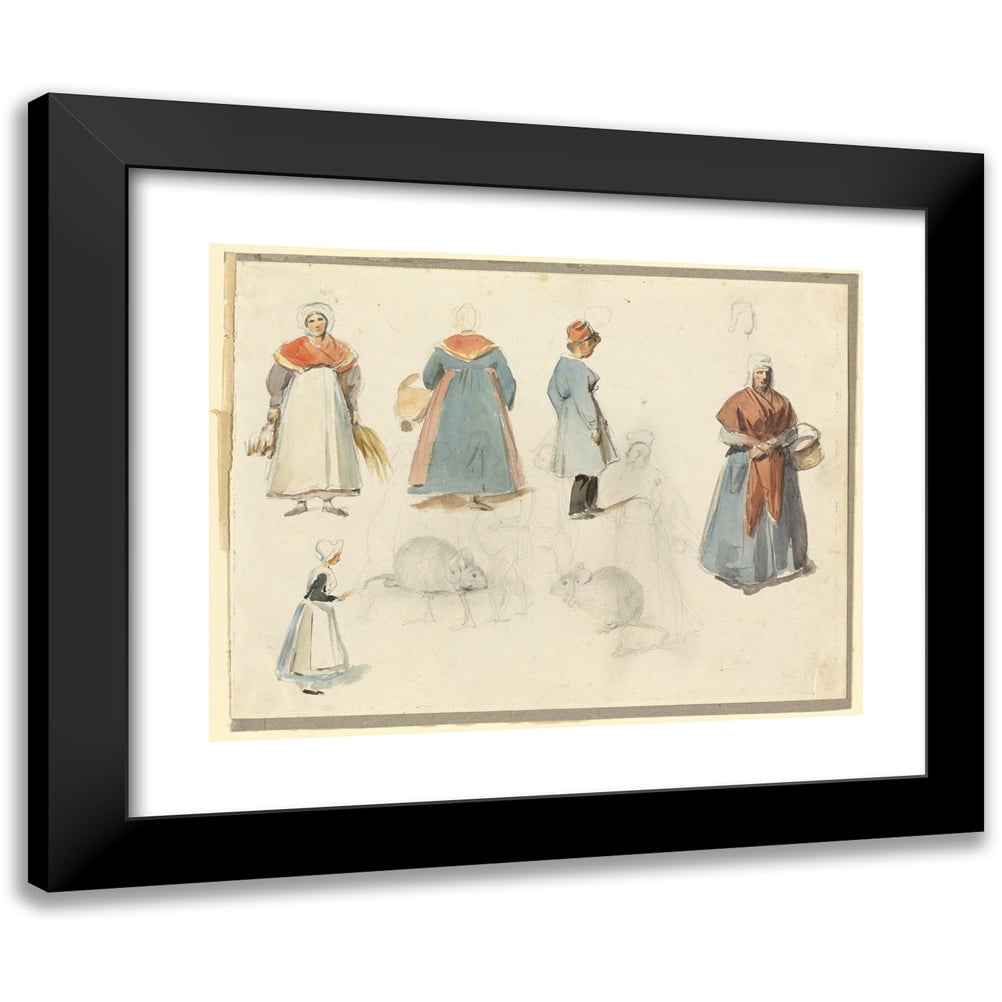 Denis Auguste Marie Raffet 24x19 Black Modern Framed Museum Art Print ...