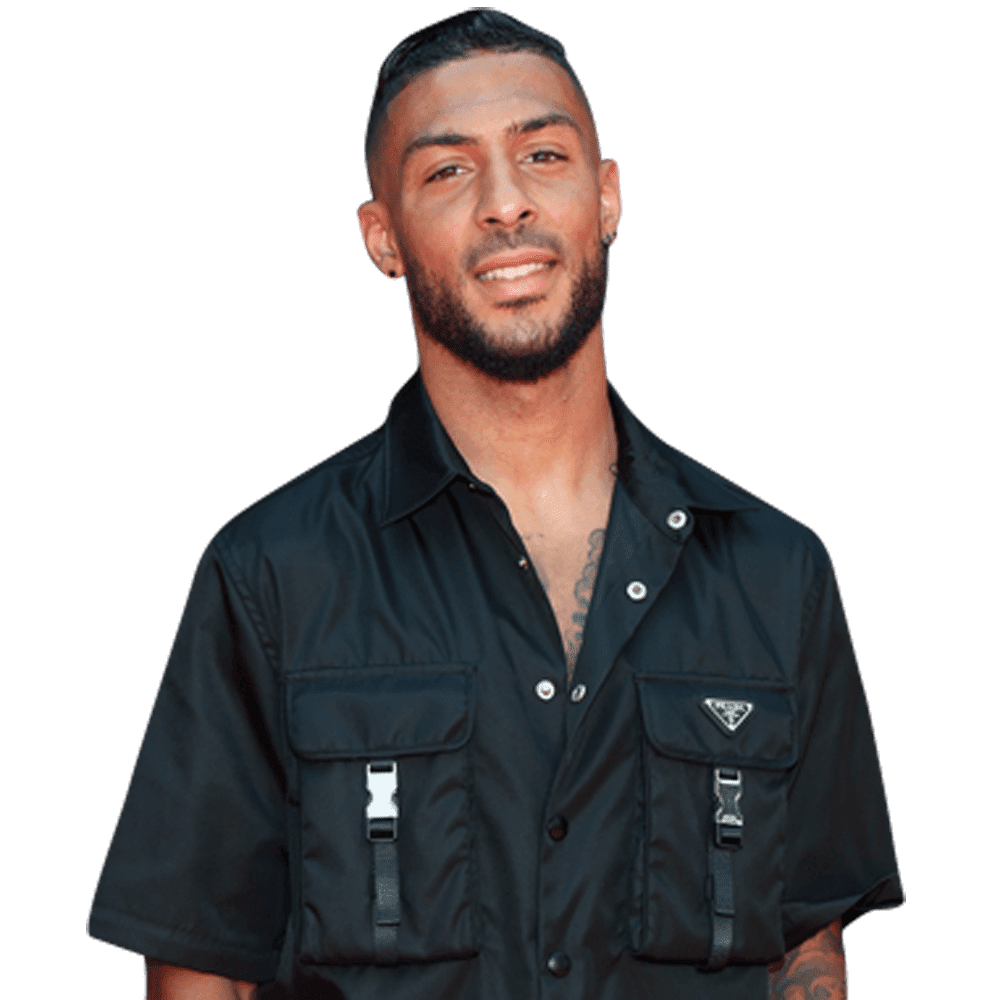 Denis Bouanga (Black Outfit) Half Body Buddy Cutout - Walmart.com