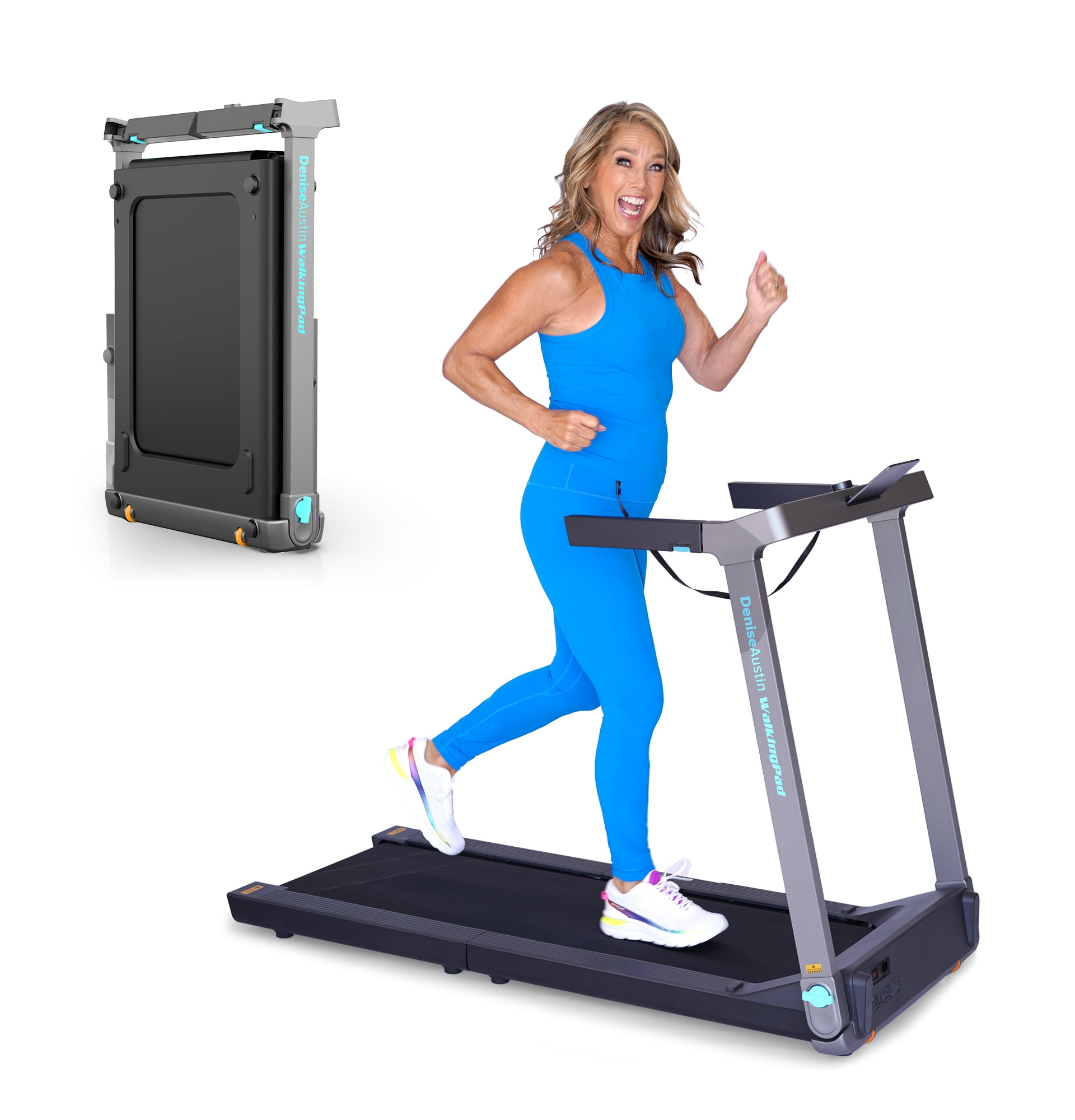 Denise Austin WalkingPad Foldable Treadmill for Small Spaces - Walmart.com