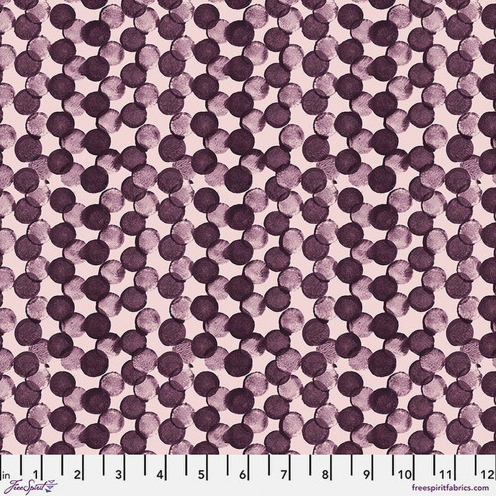 Denise Burkitt Special Moments Bouncing Along Plum Cotton Fabric By ...