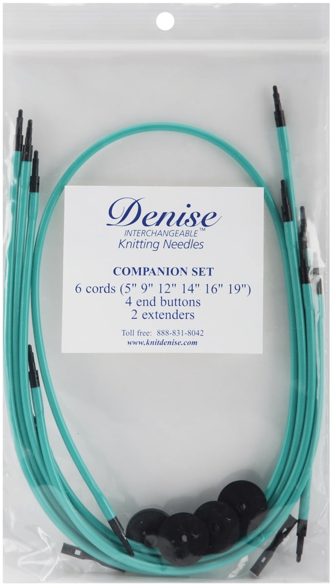 Denise Interchangeable Knit & Crochet Companion Set-Teal, Pk 1, Denise ...