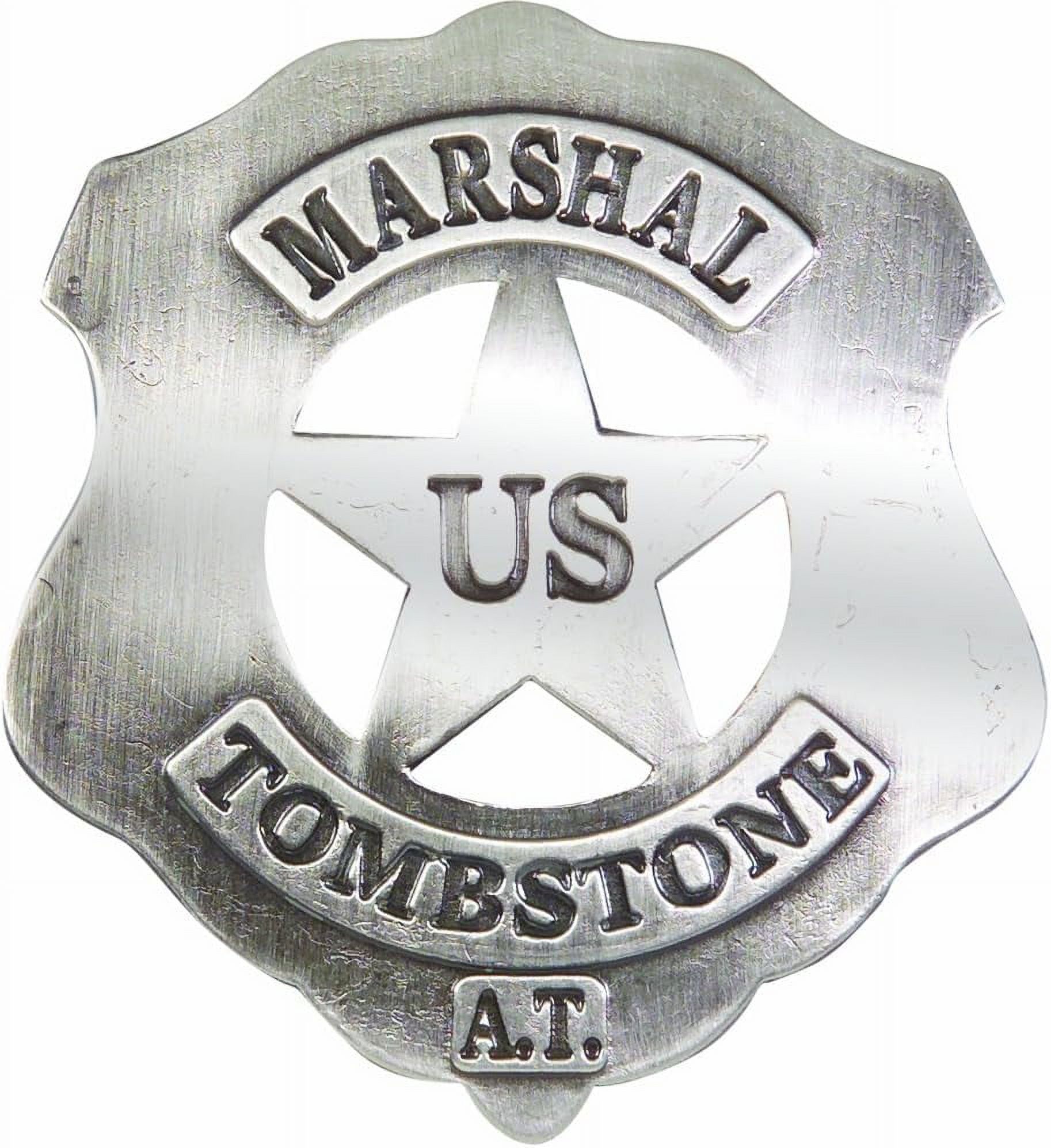 Denix Old West - Tombstone U.S. Marshall's Badge Replica - Walmart.com