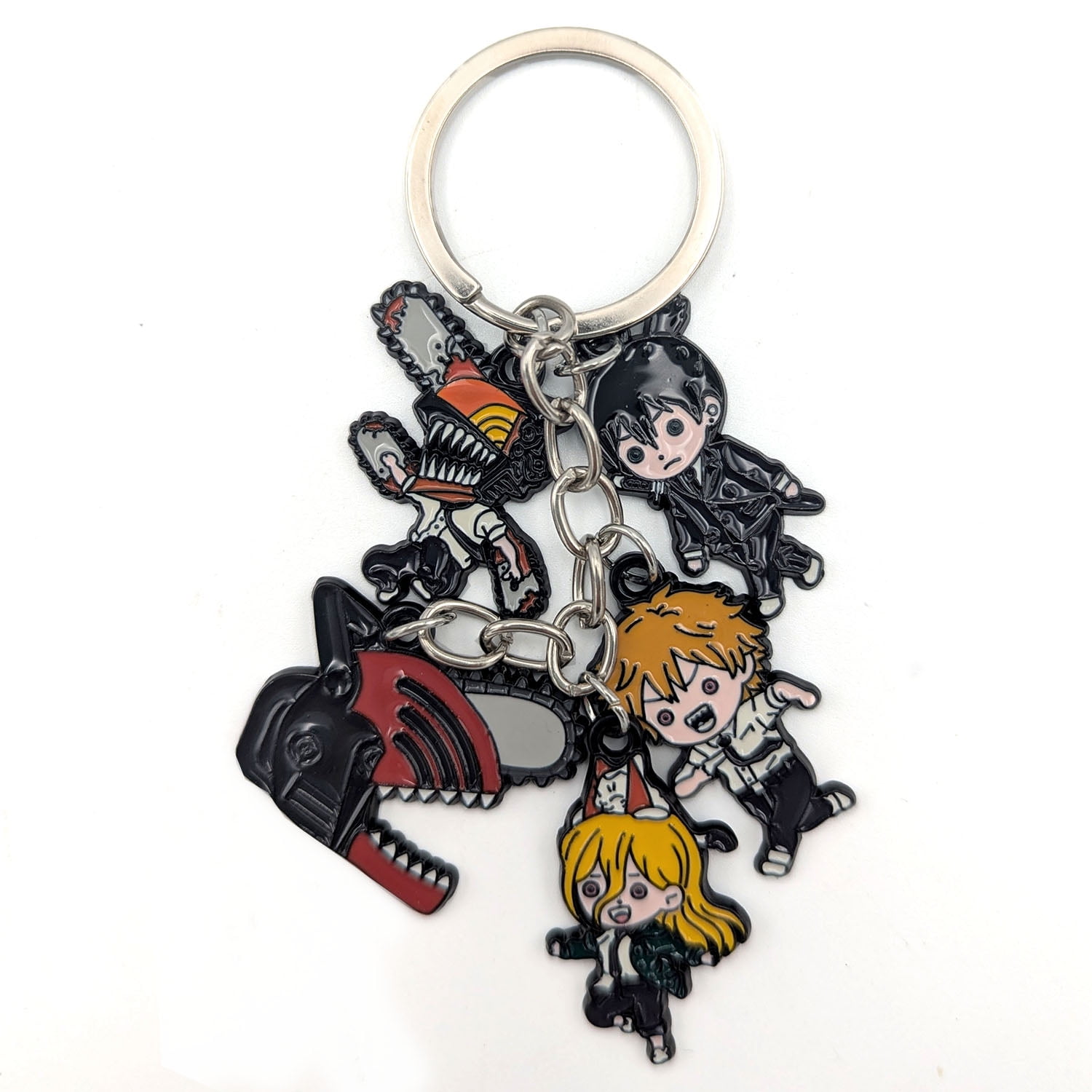 Denji Power Aki Helmet - Chainsaw Man 1" Keychain 5 pc. Pendant ...