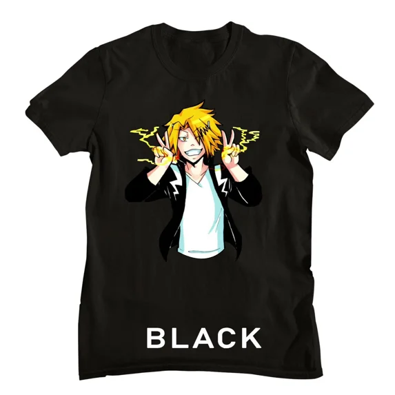 Denki Kaminari My Hero Academia Anime Manga Bnh Art Best Anime T-Shirt ...