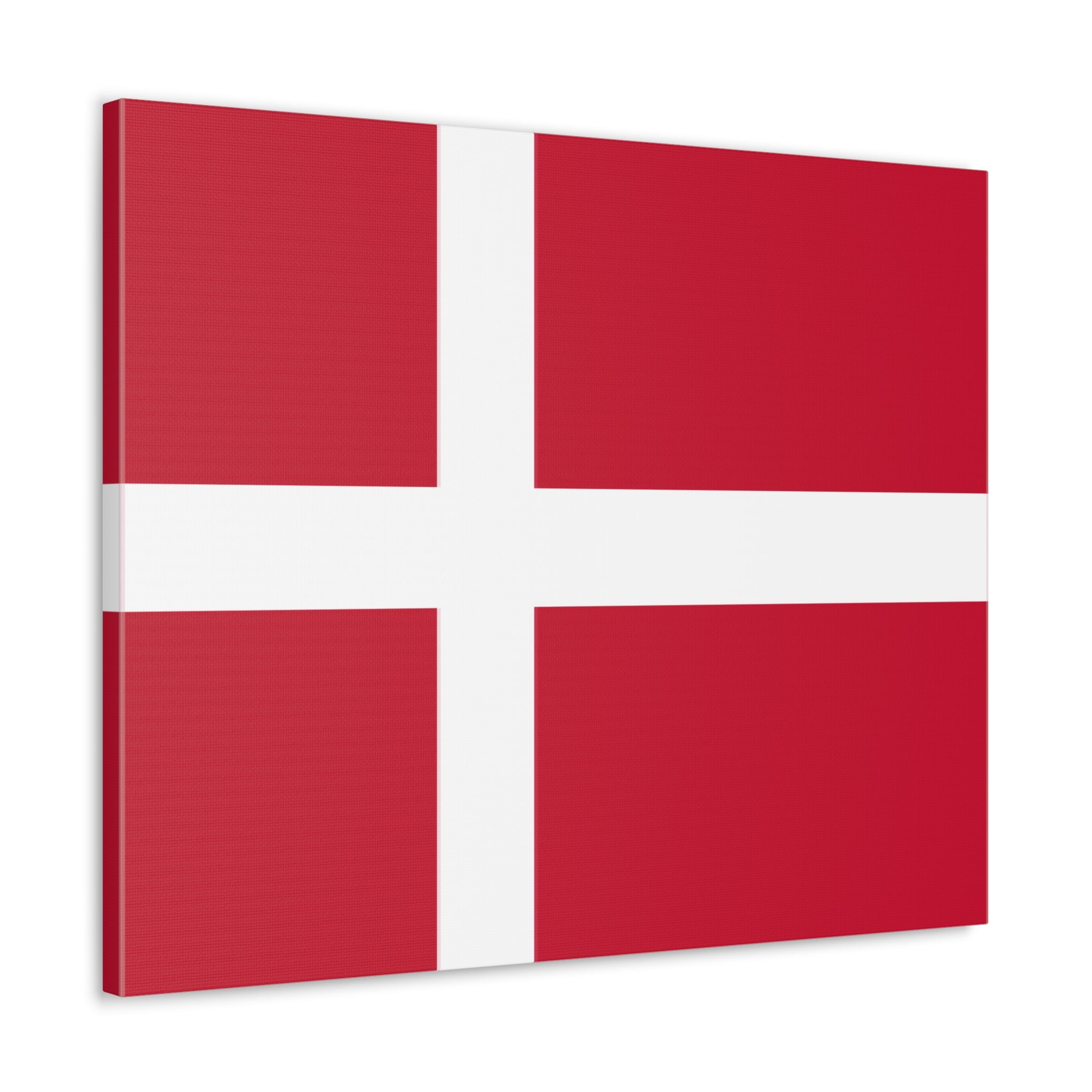 Denmark Country Flag Canvas Vibrant Wall Art Unframed Home Decor ...