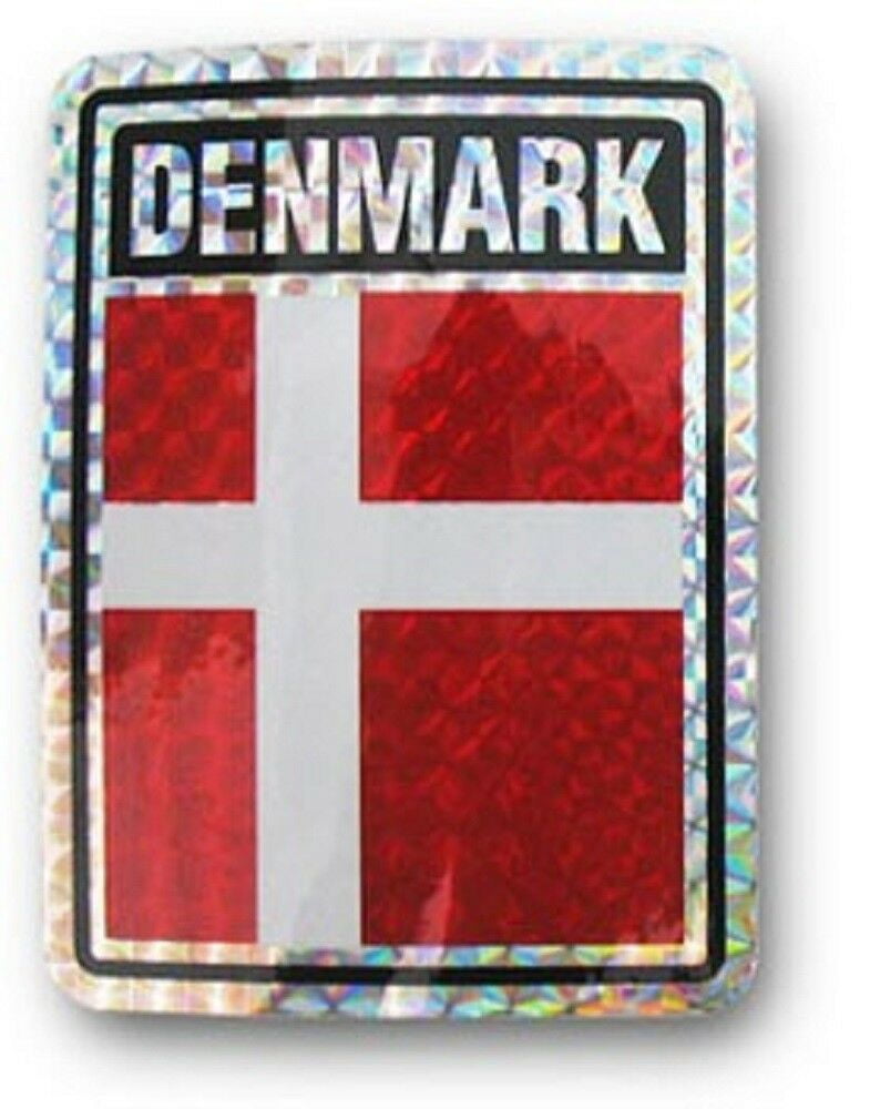 Denmark Country Flag Reflective Decal Bumper Sticker - Walmart.com