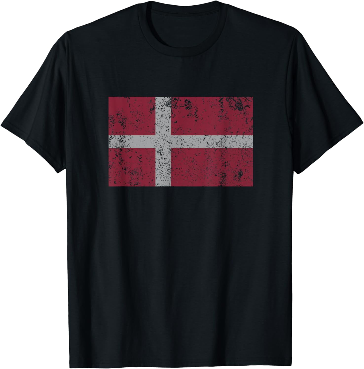 Denmark Flag Dannebrog White Scandinavian Cross T Shirt - Walmart.com