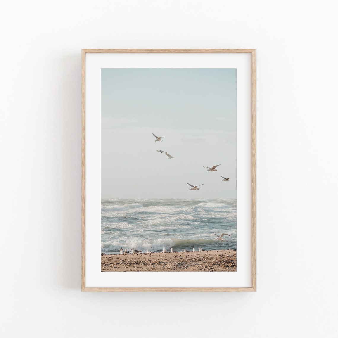Denmark Poster, Scandinavian Poster, Baltic Beach Print, Travel Art ...