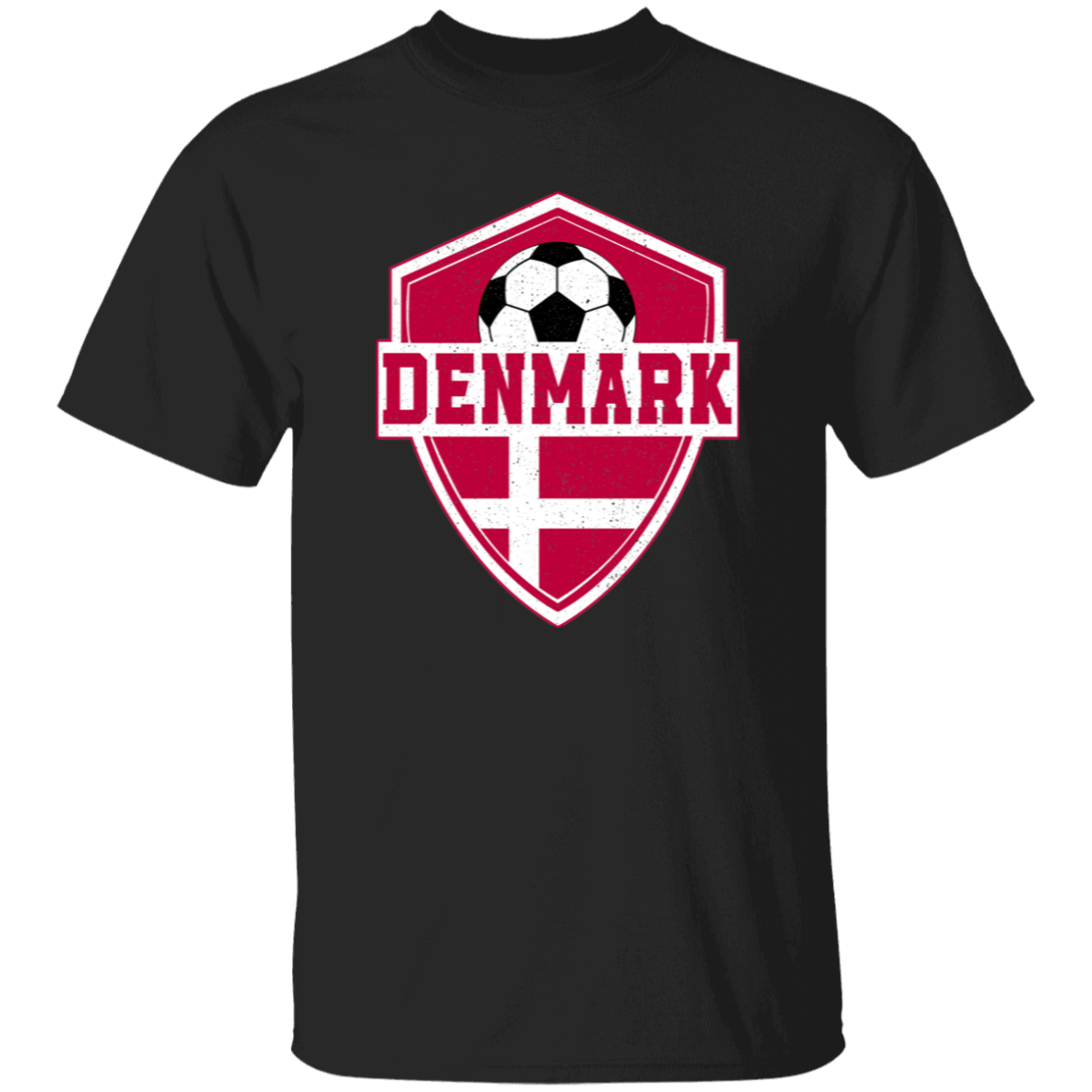 Denmark Pride Team Danish Flag Fans National Souvenir T-shirt - Walmart.com