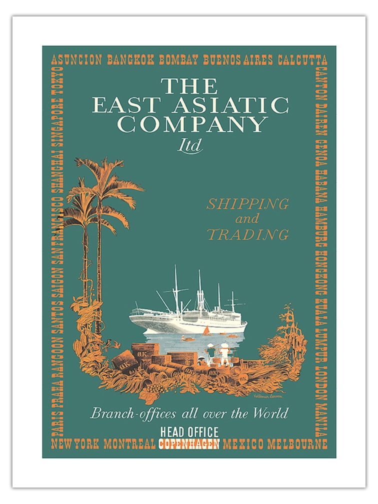 Denmark - Shipping and Trading Cruise Line - East Asiatic Company (EAC ...